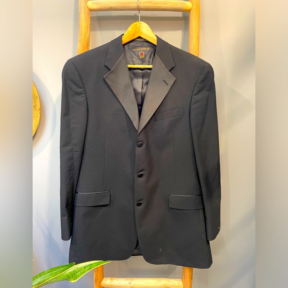 Tommy Hilfiger | Jackets & Coats | Tommy Hilfiger Mens 3 Button Black ...
